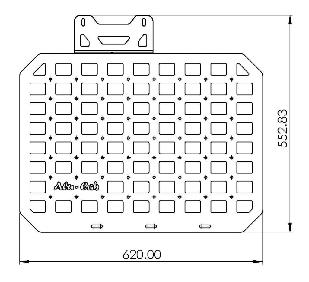 Jimny Interior Molle Plate | Wild Roaming